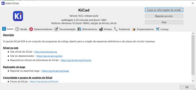 Como baixar e instalar o KiCad 9 no Windows, Linux e macOS? - Comunidade Brasileira Oficial do KiCad
